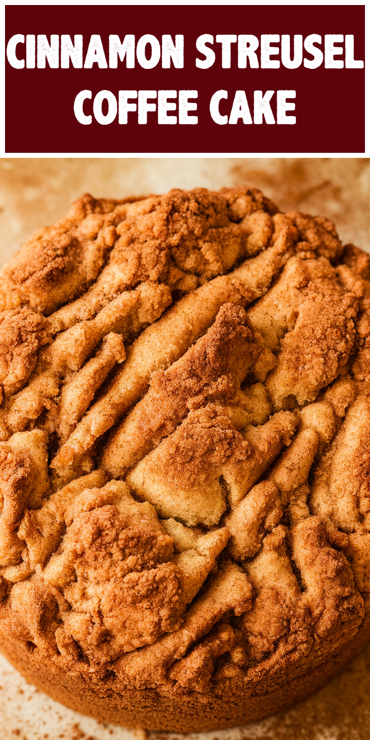 Cinnamon Streusel Coffee Cake