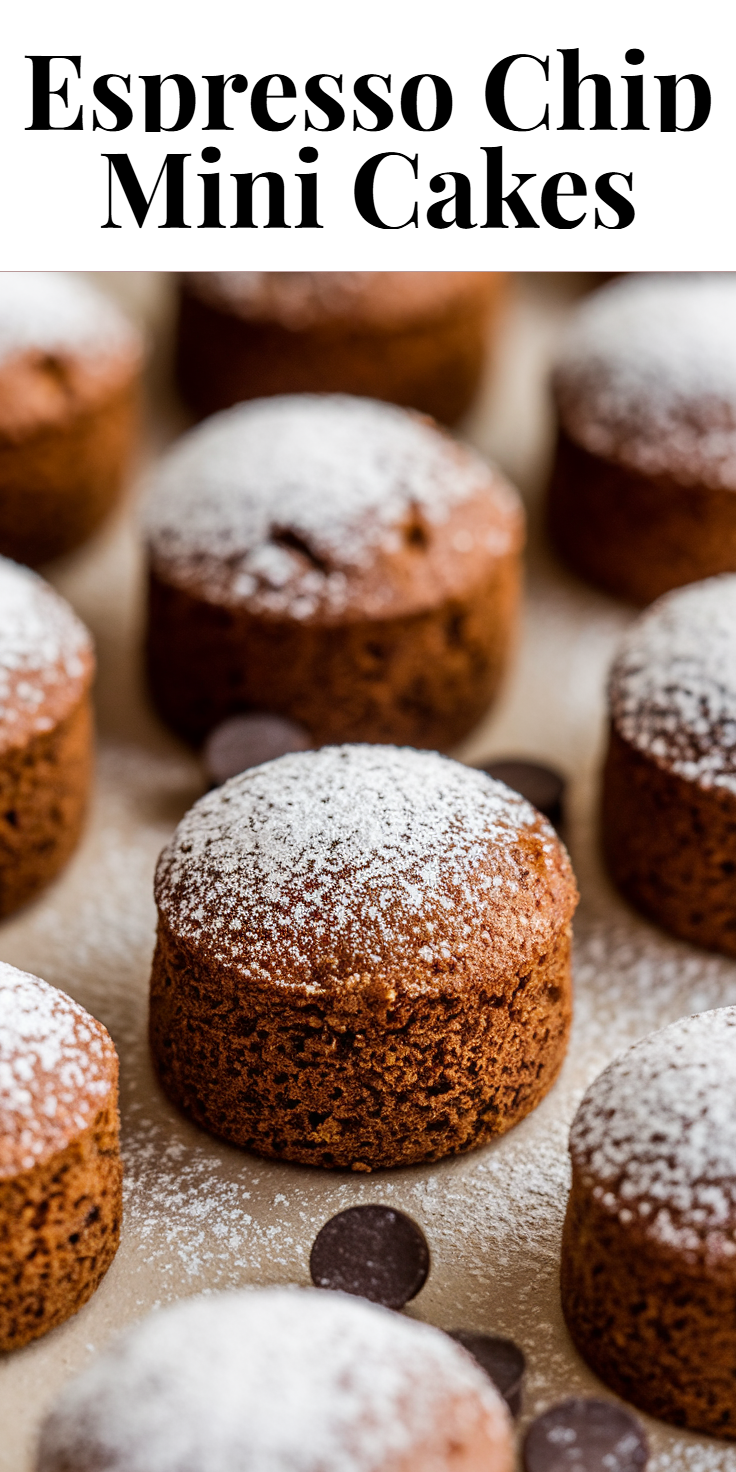 Espresso Chip Mini Cakes