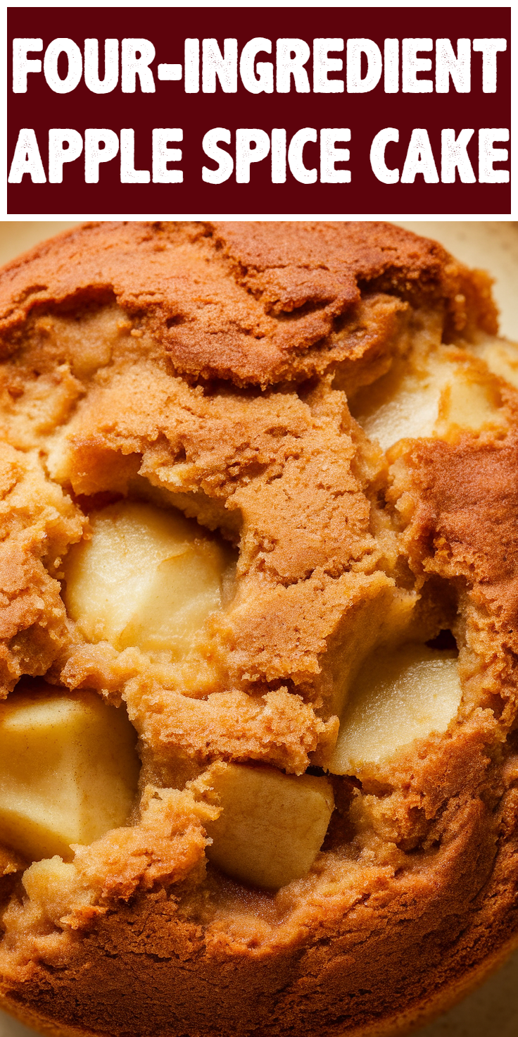 Four-Ingredient Apple Spice Cake