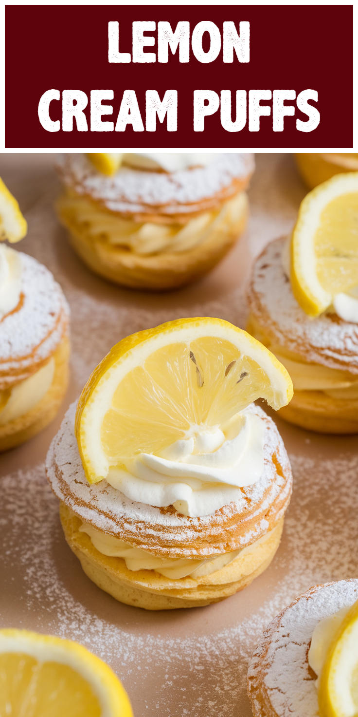Lemon Cream Puffs