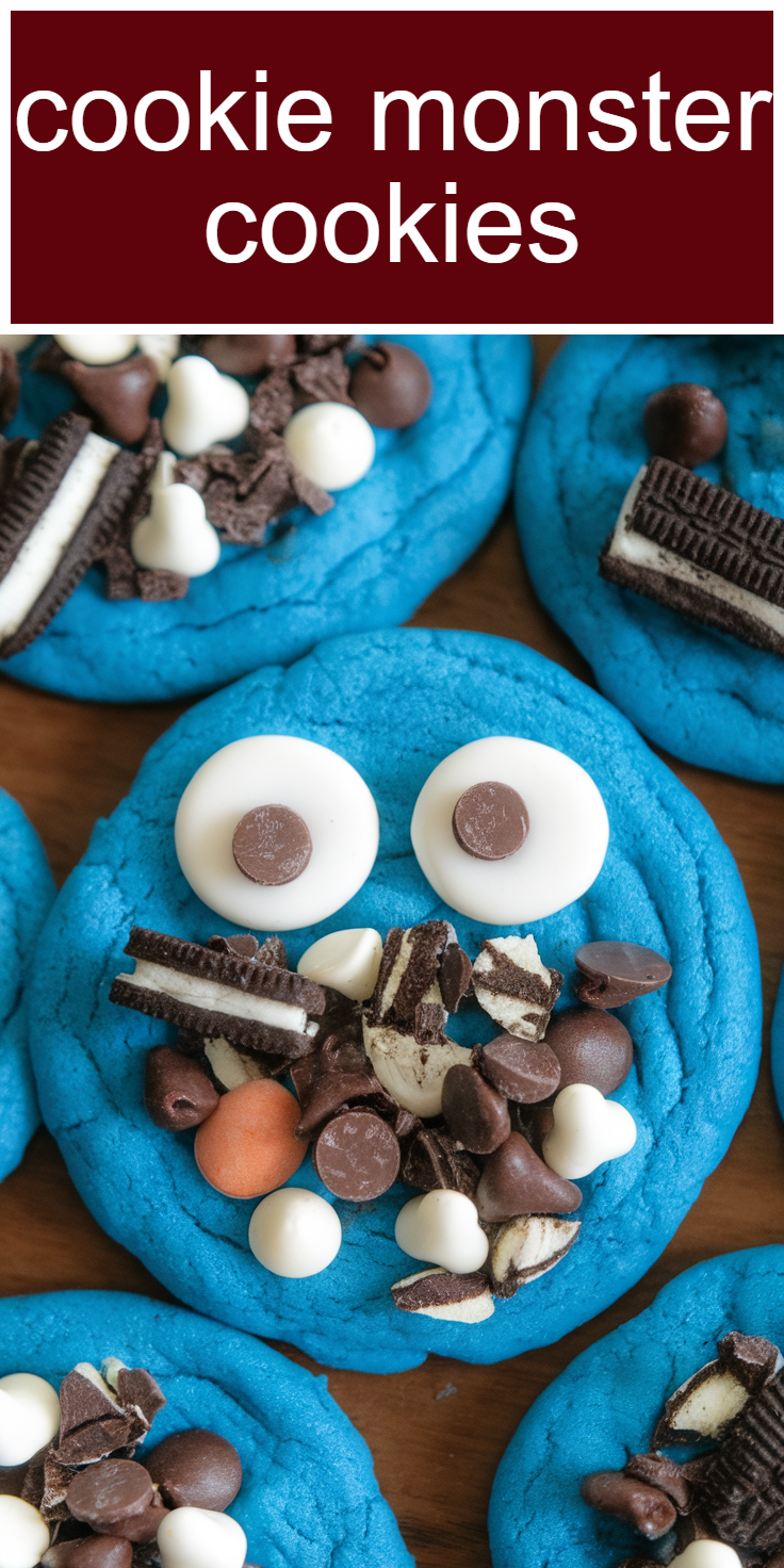 Cookie Monster Cookies